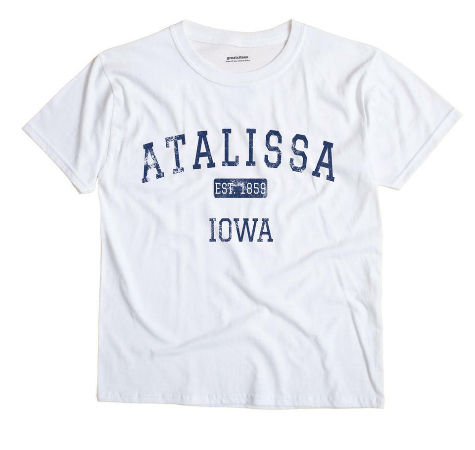 Atalissa Iowa IA T-Shirt EST | eBay