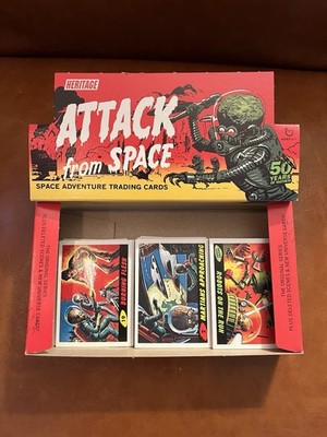 Mars Attacks Attack From Space Heritage Retail Card Box With Loose ...
