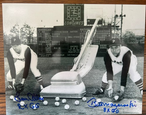 Bill Mazeroski & Gene Alley Dual Signed 8x10 Photo Pittsburgh Pirates ...