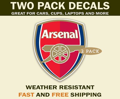Arsenal FC Sticker – Premier League Football Club Decal | Gunners Fan ...