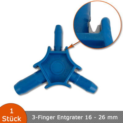 Kalibrierer Entgrater 3 Finger Anfaser für Verbundrohr 16 x 2 - 20 x 2 ...