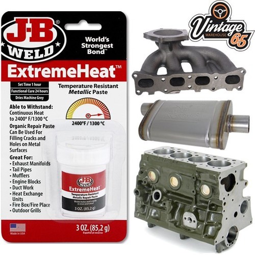 Classic Car Extreme Heat Cracked Engine Block Manifold Exhaust Repair ...