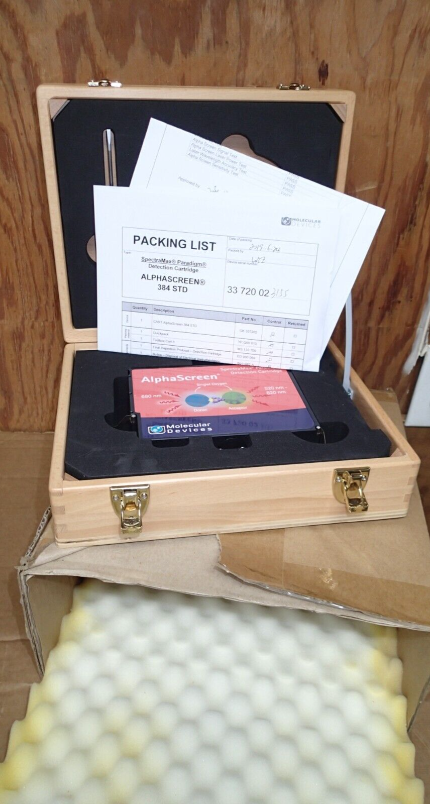 Molecular 0200-7017 SpectraMax Detection Cartridge Paradigm AlphaScreen ...