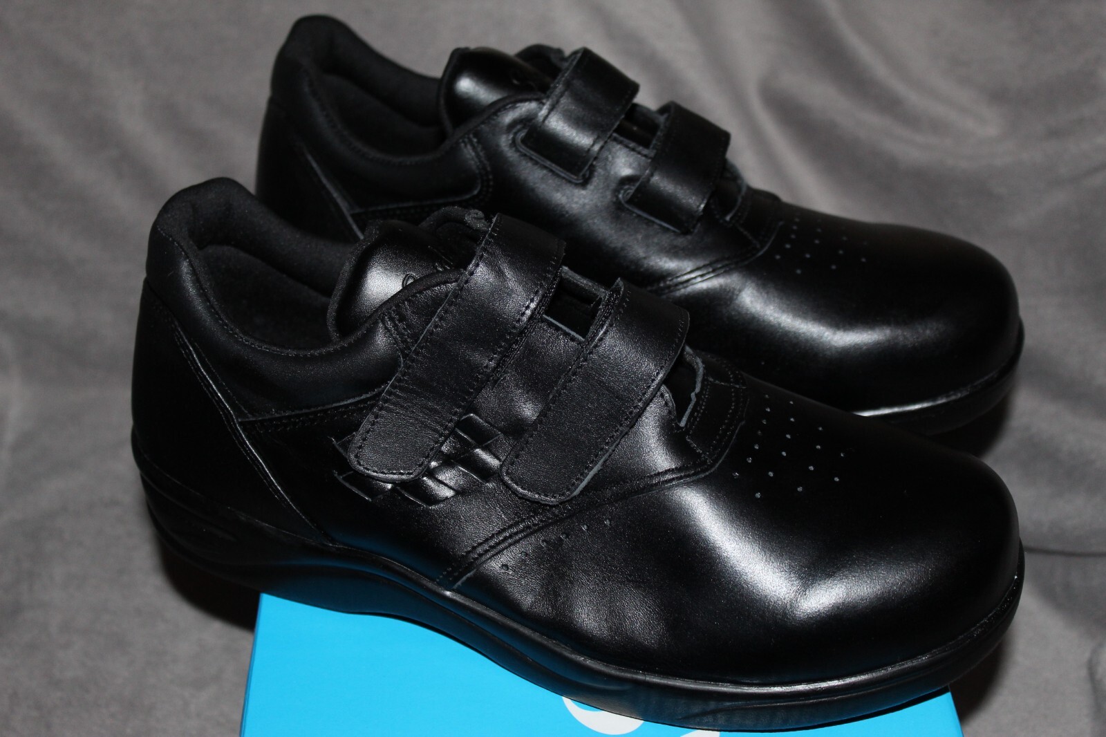 STRIDE LITE Diabetic Therapeutic Leather Velcr Strap Shoes Unisex M9.5W W8.5M | eBay