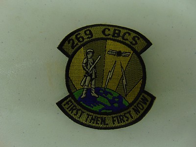 MILITARY PATCH SEW ON OLDER VINTAGE US AIR FORCE 269 CBCS FIRST THEN ...