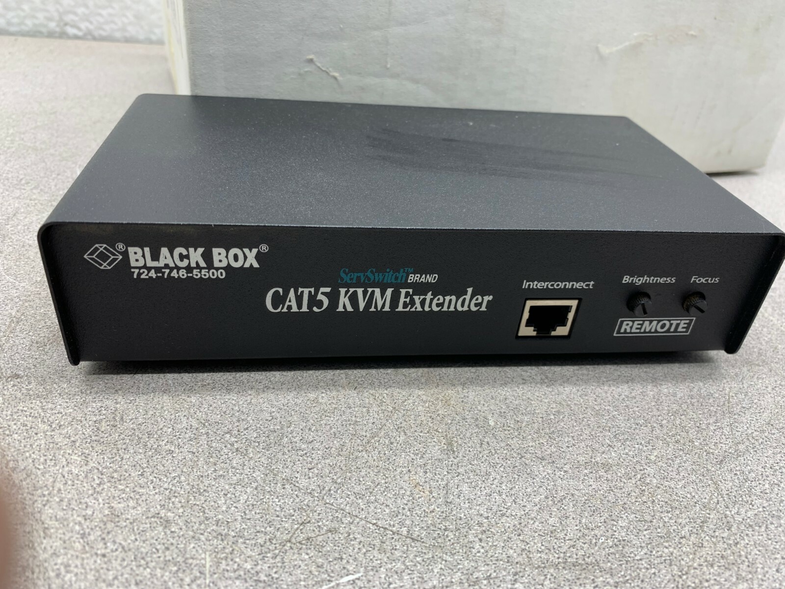 Black Box ServSwitch Brand CAT5 KVM Extender with Serial Extension and ...