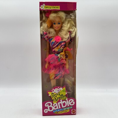 NIB 1991 VINTAGE SWEET SPRING BARBIE # 3208 Paint Splatter Dress ...