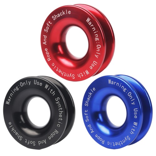 Winch Snatch Block 41, 000 lbs Aluminum Alloy Recovery Ring UTV Towing ...