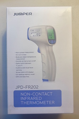 Forehead Infrared Thermometer - Jumper JPD-FR202: Non-Contact - Blue | eBay