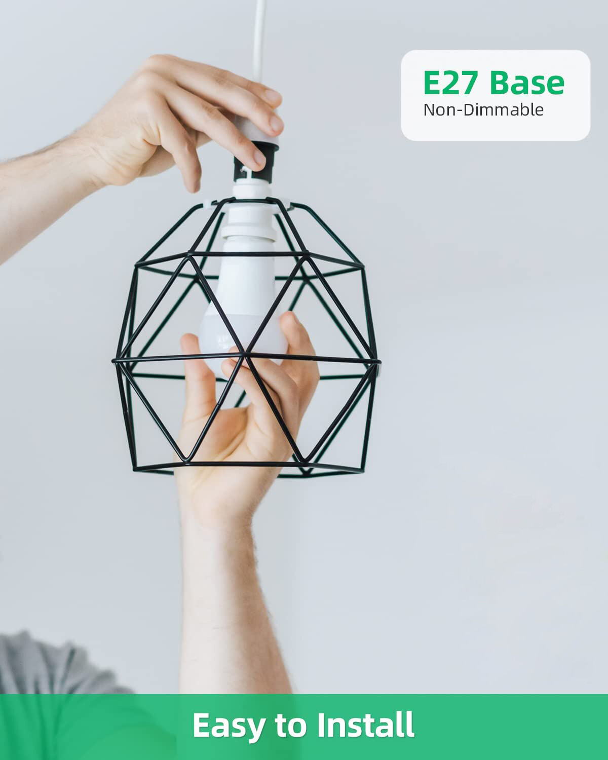 LED Bulb A60 E27 Screw AC 220V Light Bulbs Real Power 7W 9W 12W 15W ...