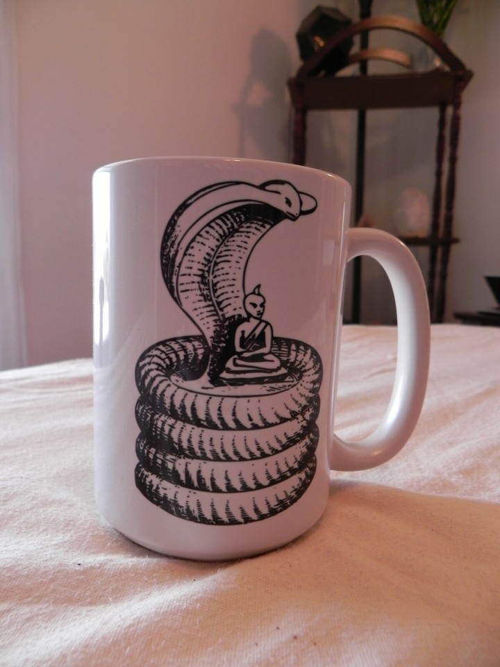 Orca Coatings Cobra and Snake Charmer White & Black Coffee Mug / Tea ...
