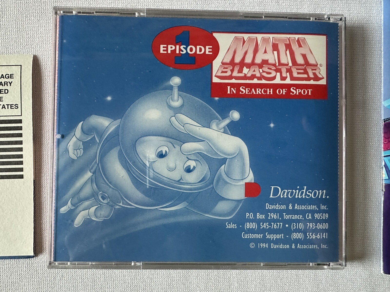 DAVIDSON MATH BLASTER 1 CD-ROM WINDOWS 95 3.1 MAC BRAND NEW IN BOX | eBay