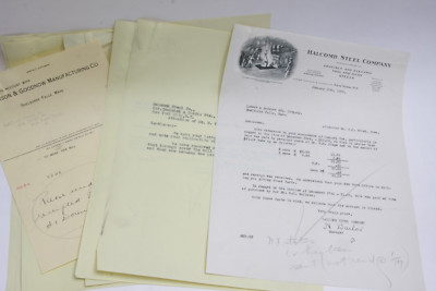 1928 Lamson Goodnow - Halcomb Steel Co New York NY - Accounting ...