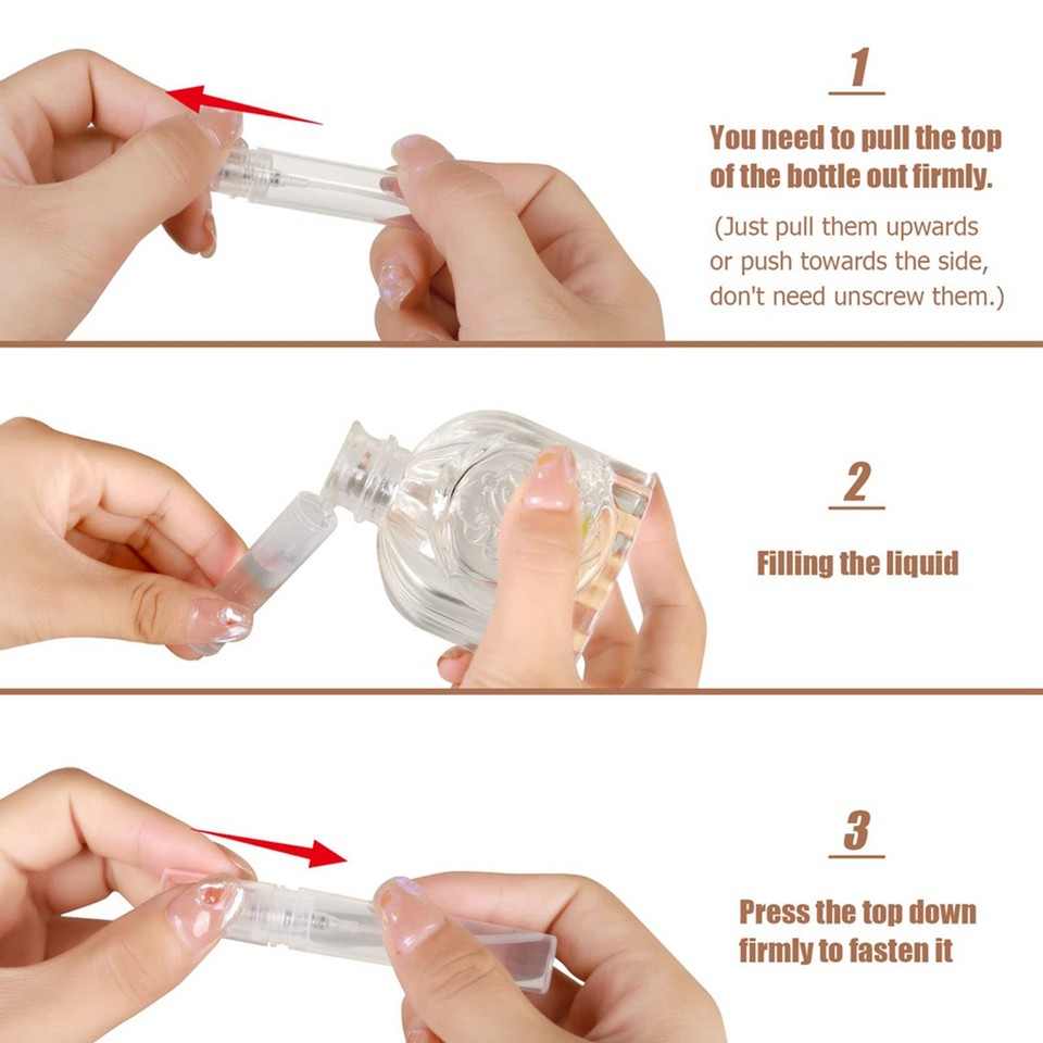 180PCS 5Ml Bottle, Clear Plastic Bottle Empty, Fine Mist6673 | eBay ...