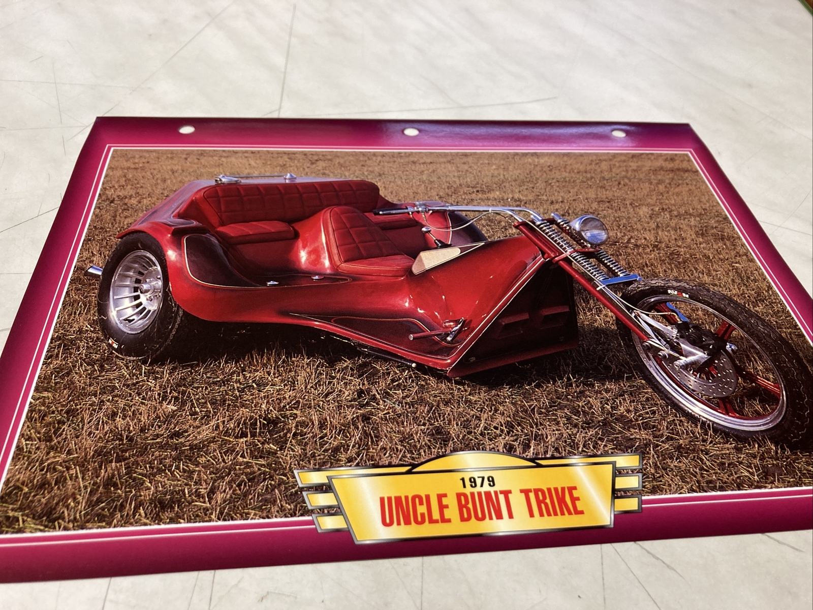 Uncle Bunt Trike 1500 VW 1978 Card Motorcycle Passion Collection Atlas ...