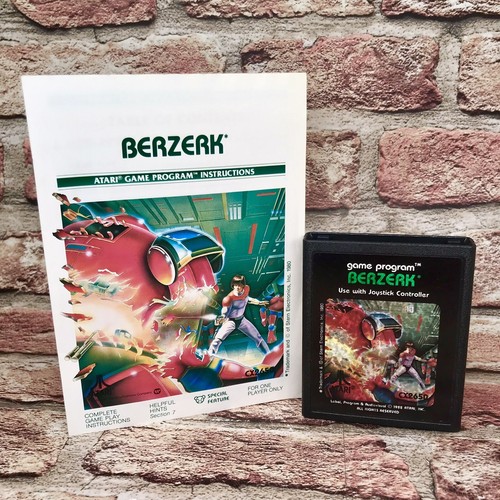 Atari 2600 BERZERK with SEARS Tele-Games Label Variation | eBay
