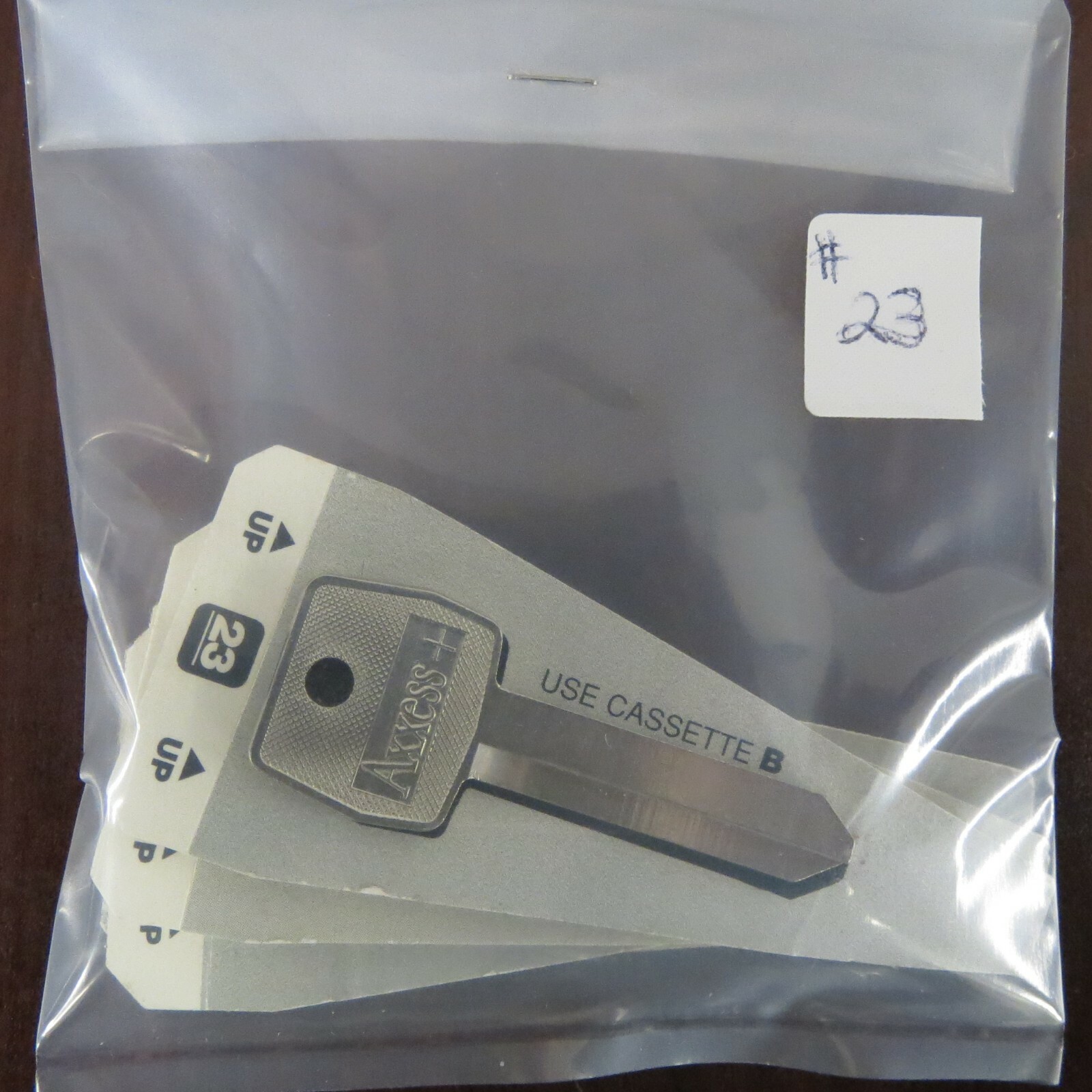 (5) Axxess #23 Key Key Blank uncut keys Locksmith Hardware Key shop ...