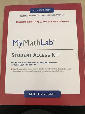 MyMathLab: Student Access Kit- New and Unused | eBay