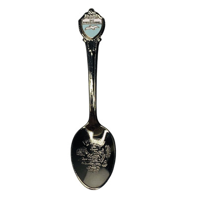 Chesapeake Bay Bridge Tunnel Souvenir Collector Tea Spoon, Silver ...