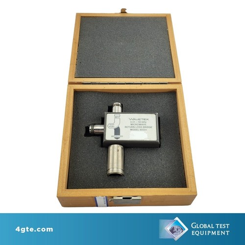 Wavetek 80501 Return Loss Bridge, .01-18 GHz, with wooden case. | eBay