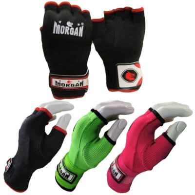 Elasticated Easy Hand Wraps - Boxing MMA Muay Thai Slip-Ons - Morgan ...