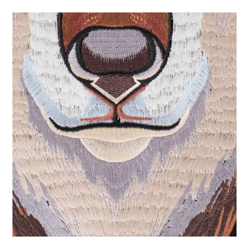 Brown Eastern Timber Wolf Patch, Canine Back Patches | eBay