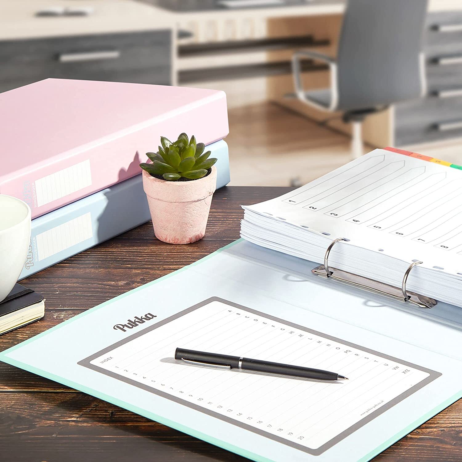 Pukka A4 Ring Binder Files Folder D-Ring Pastel Colours | eBay UK