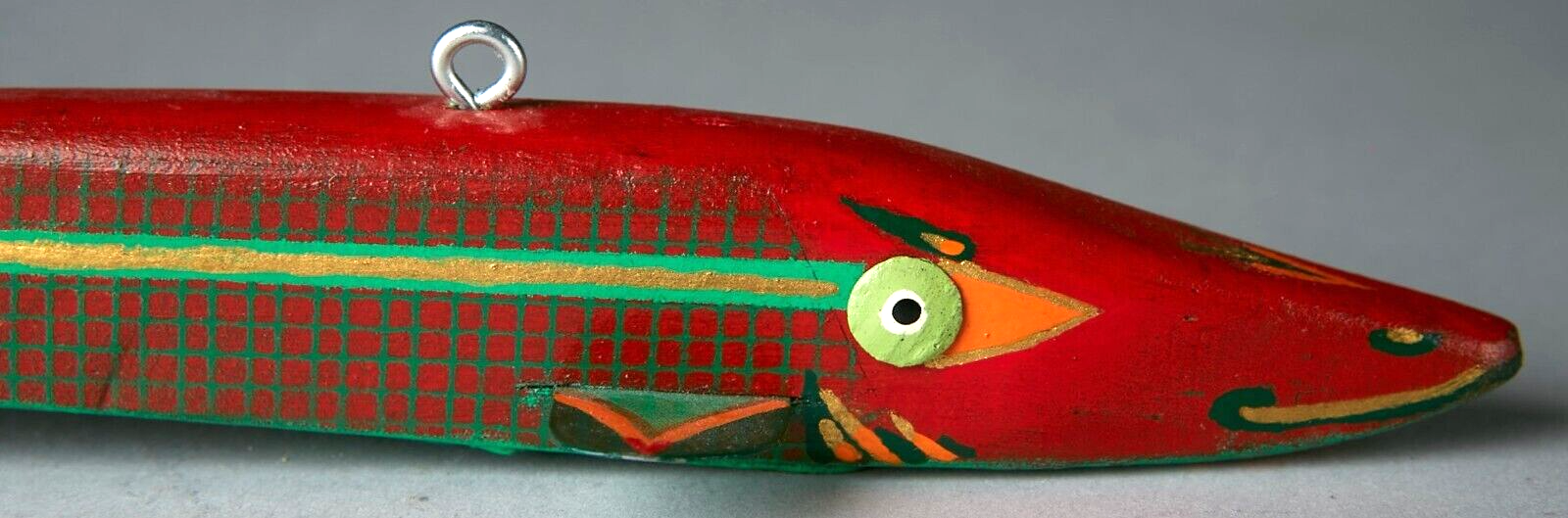 VINTAGE MINNESOTA ~ BOB HOCKING ~ FISH SPEARING DECOY ~ FOLK ART ...