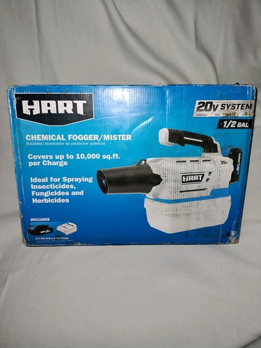 **NEW** HART ½ Gallon Chemical Fogger/Mister 20-Volt 2.0 Ah Lithium Ion ...