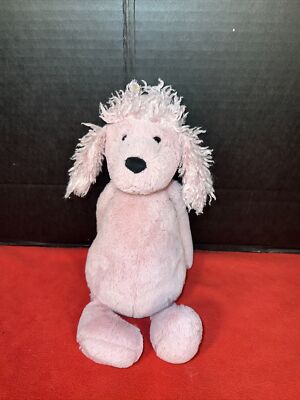 Jellycat Bashful Pink Poodle Dog 12" Medium Soft Plush Stuffed Animal ...