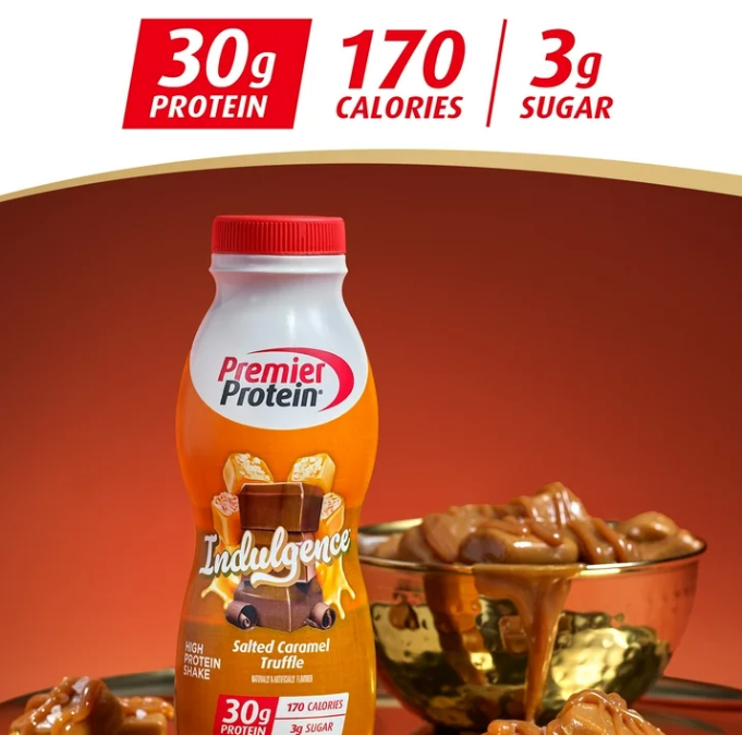 Premier Indulgence Shake, Salted Caramel Truffle, 30g Protein, 11.5 fl ...