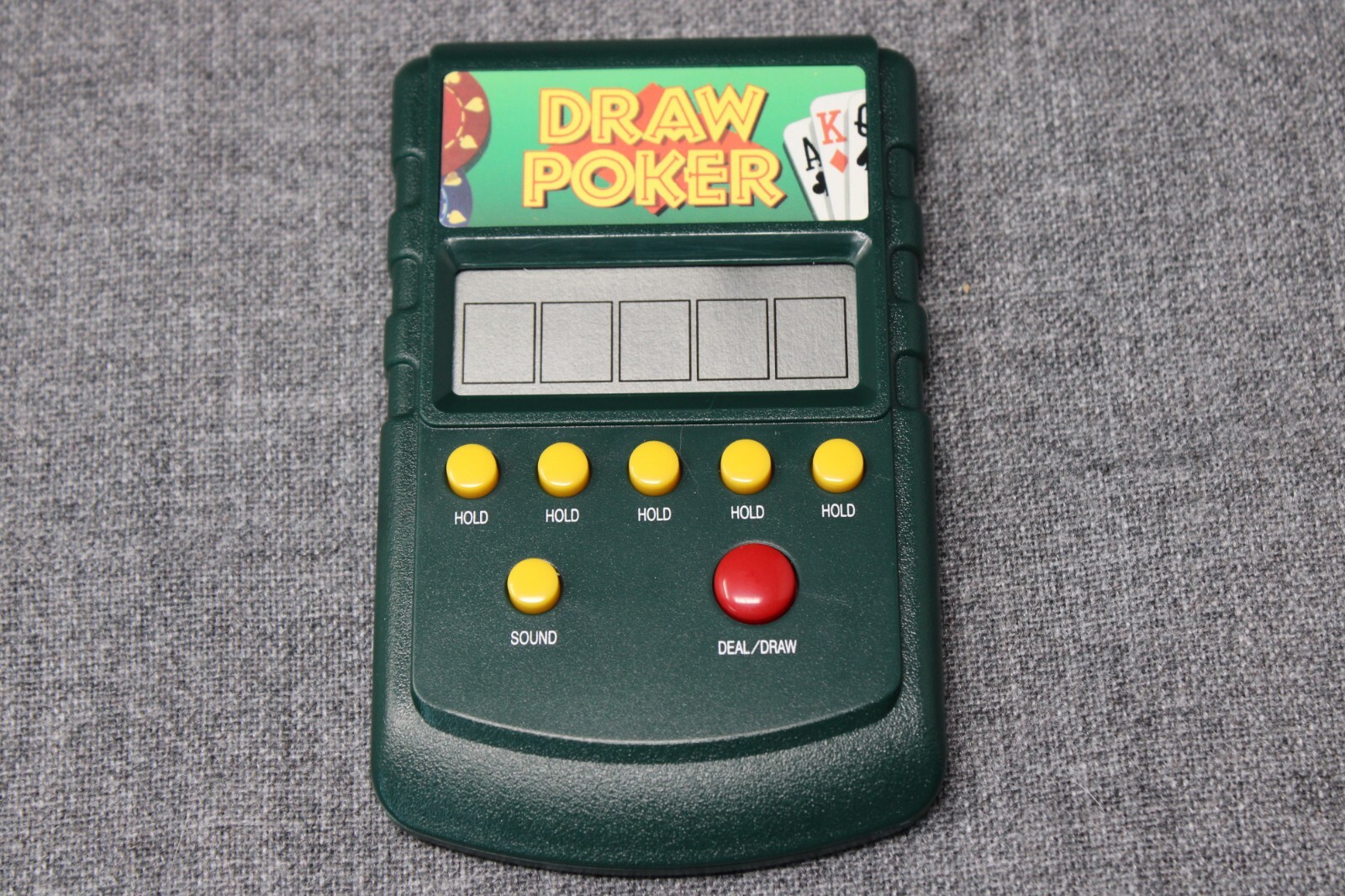 RadioShack Mini Draw Poker Hand Held Radio Shack Travel Casino Game ...