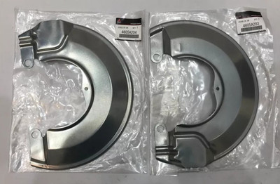 OEM MITSUBISHI 2008-2015 LANCER EVOX CZ4A COVER,FR BRAKE DISC R&L SET ...