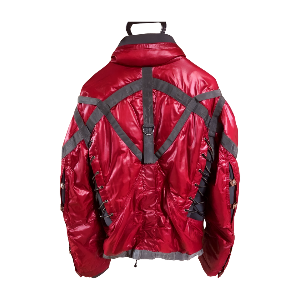 Marithe Francois Girbaud Techwear Jacket Cyberpunk Vintage Archive Red ...