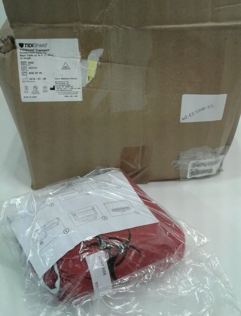 Case of 20 Biohazard Table Cover Tidishield 67 X 52 Inch Back Table Ref ...