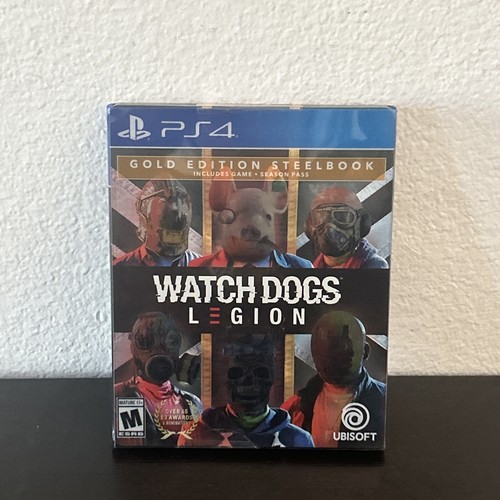 PS4 Watch Dogs Legion Gold Edition Steelbook Includes Season Pass ...