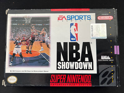NBA Showdown Super Nintendo SNES With Box, Missing Manual | eBay