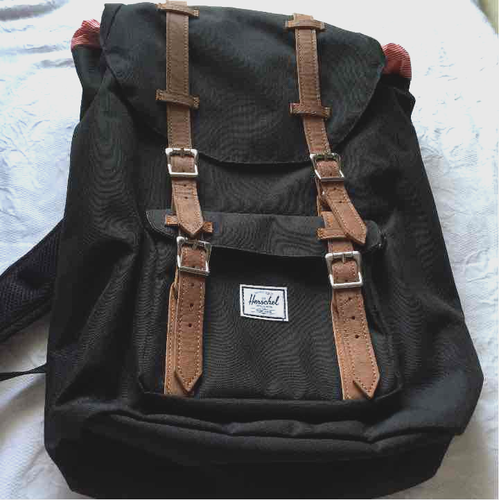 【Herschel Backpack】New Red Gingham Laptop Compartment Cushioned Straps ...