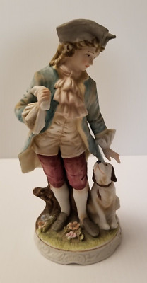 Vintage Napcoware Classic Gallery Collection c-6639 Figurine Boy with ...