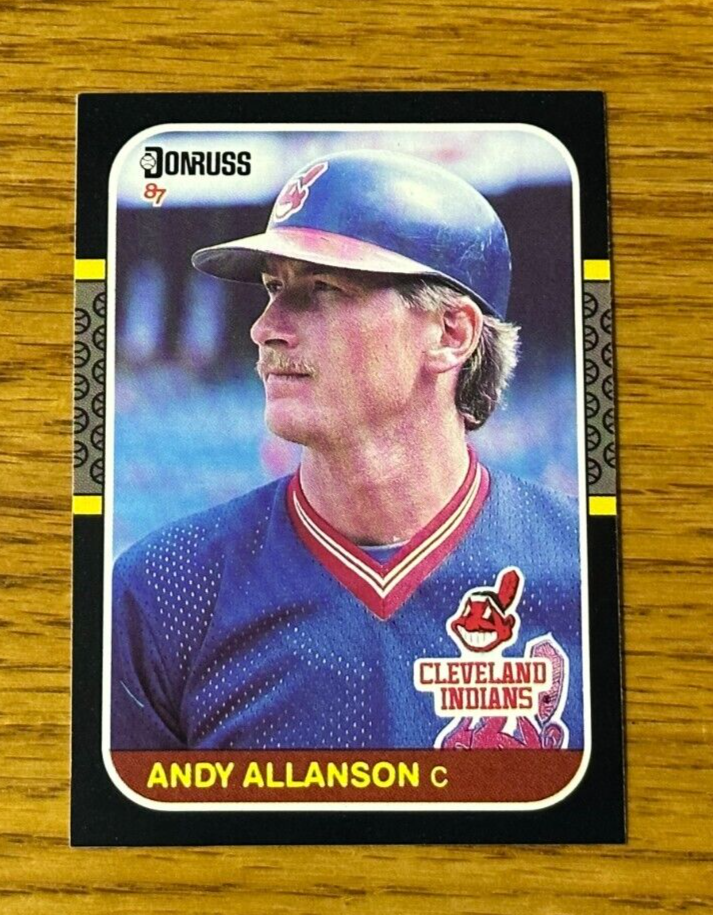 ANDY ALLANSON 1987 Donruss #95 Rookie RC | eBay