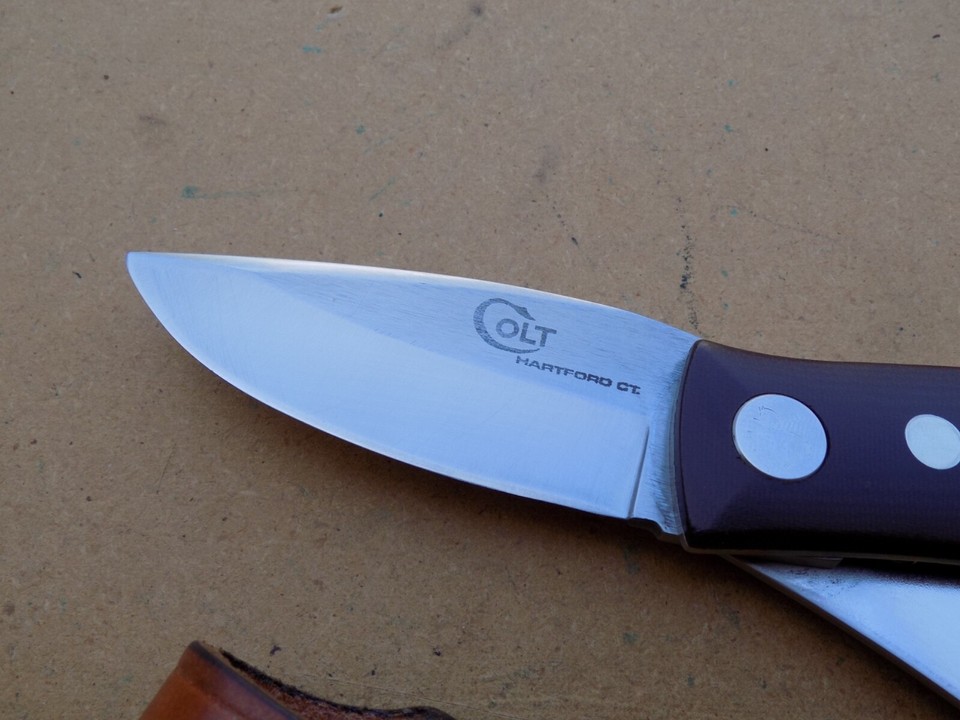 Vintage Colt Barry Wood Folding Knife | eBay