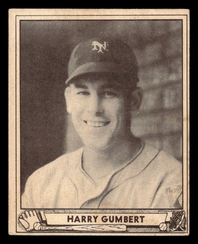 1940 Play Ball Baseball #86 Harry Gumbert VG/EX *e1 | eBay