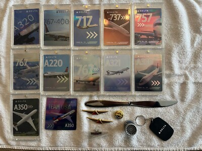 Delta Airline-collectibles… Pilot Trading Cards-Set Of 12 and other ...