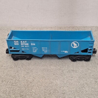 Lionel Postwar Great Northern GN 9011 2 Bay Hopper Car O Gauge | eBay