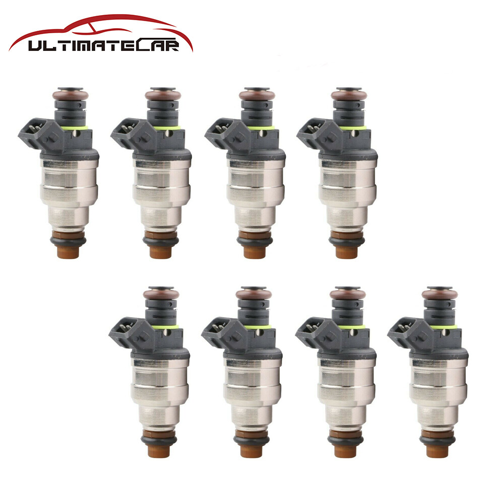 New Set of 8 24LB EV1 Fuel Injectors For 1992-1997 Ford Pickup 7.5 V8 ...