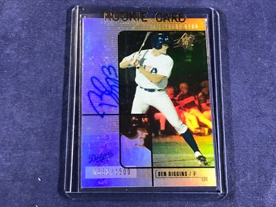 G3-38 BASEBALL CARD - BEN DIGGINS DODGERS ROOKIE - 2000 UPPER DECK ...