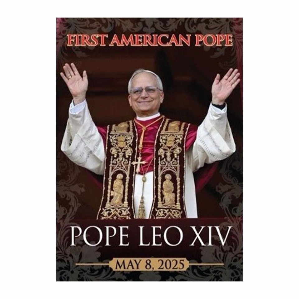 2025 Topps Now Pope Leo XIV 1st American Pope Cards~US* | eBay