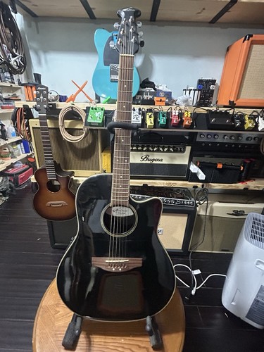 Ovation AE128 Applause Super Shallow Acoustic-Electric Guitar with Soft ...