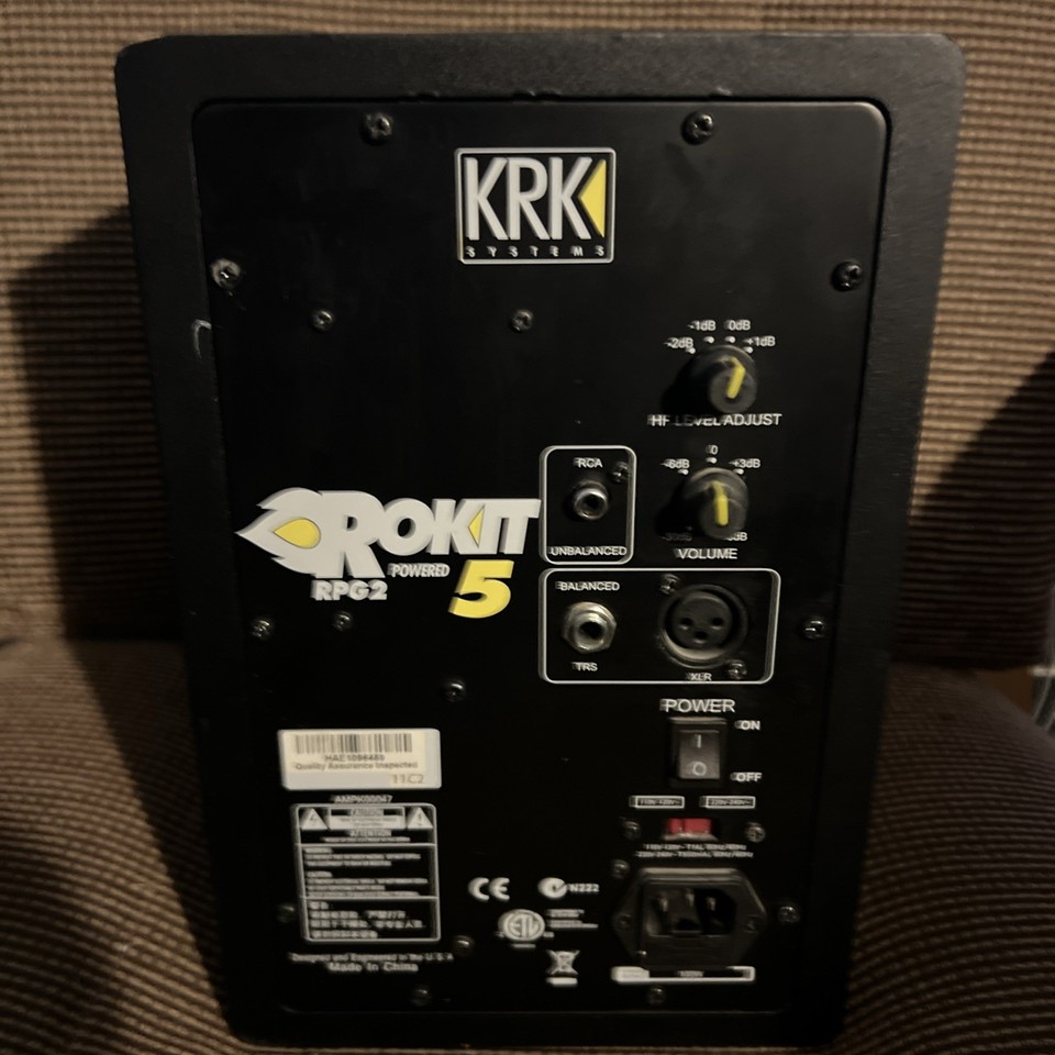 KRK ROKIT RPG2 5" Powered Studio Monitor (Black Single speaker) | eBay
