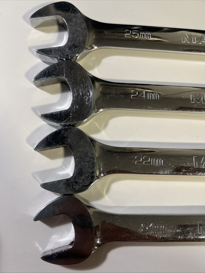 Matco Ratcheting Wrenches 25mm , 24mm, 22mm, 21mm. Great Condition | eBay